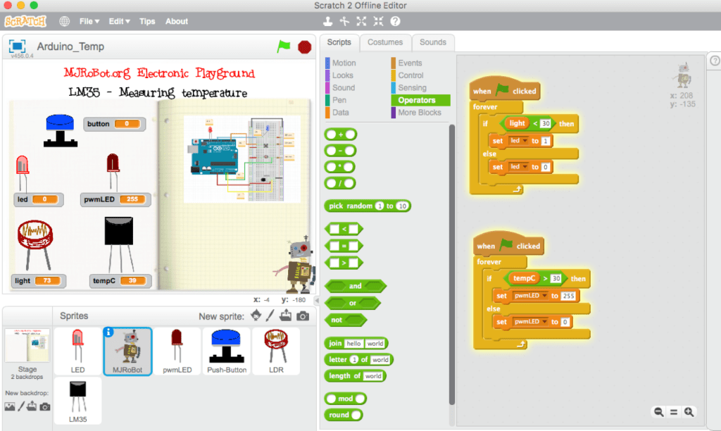 Electronic Playground With Arduino and Scratch 2